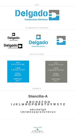 Delgado Instalaciones Eléctricas - de Azul Turquesa